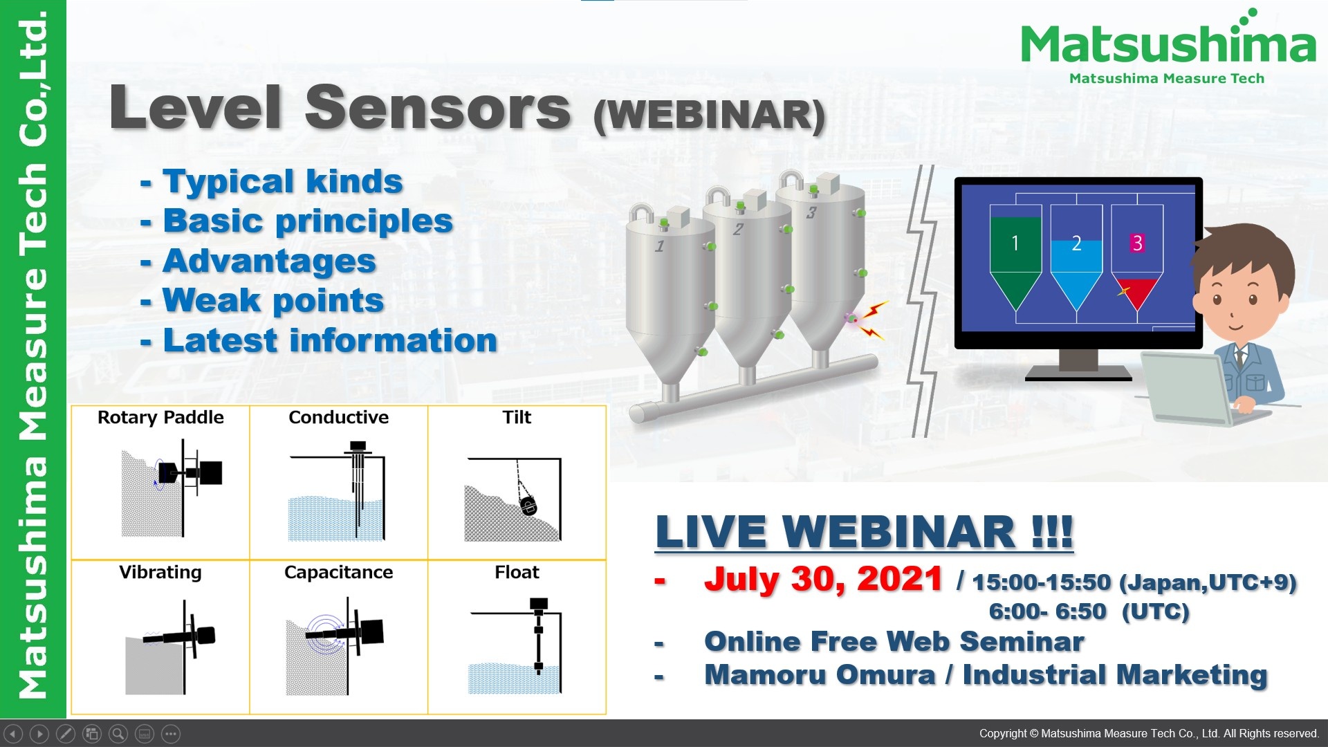 WEBINAR for Level Sensors (kinds, principles, advantages & weak points ...